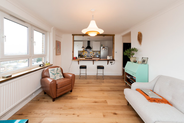 Full flat refurbishment - Italian style - Mediterranean - Living Room ...