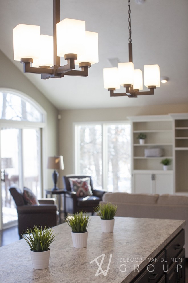 Fulton Forest Remodel & Staging - Transitional - Living Room - Grand Rapids - by At Home Design ...