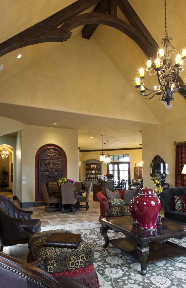 Gaillardia show home - Traditional - Living Room - Oklahoma City - by ...