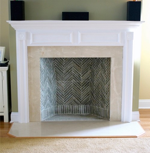 Gale Grey Firebrick - Traditional - Living Room - Seattle - by ...
