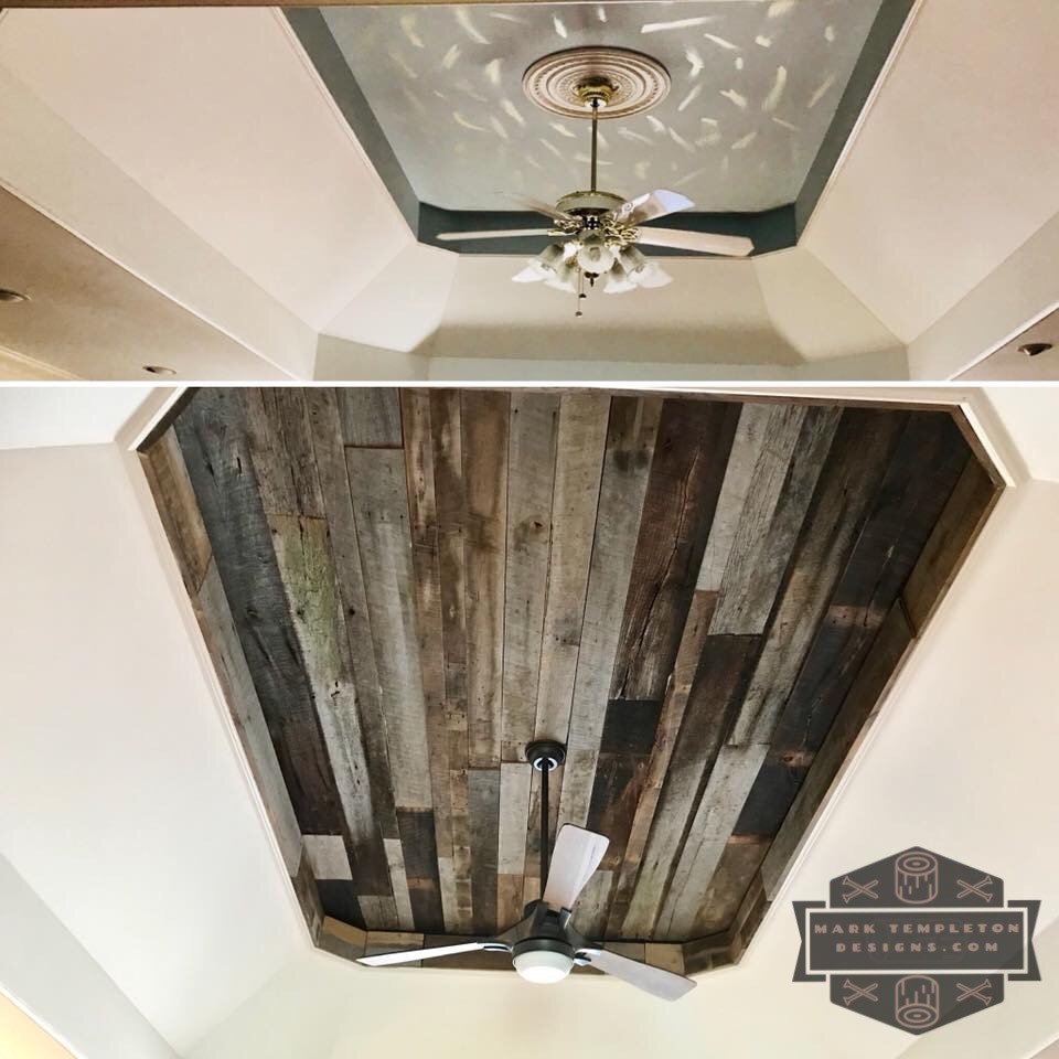 Gallatin Rustic Reclaimed Barn Wood Ceilings and Walls Re-model ...