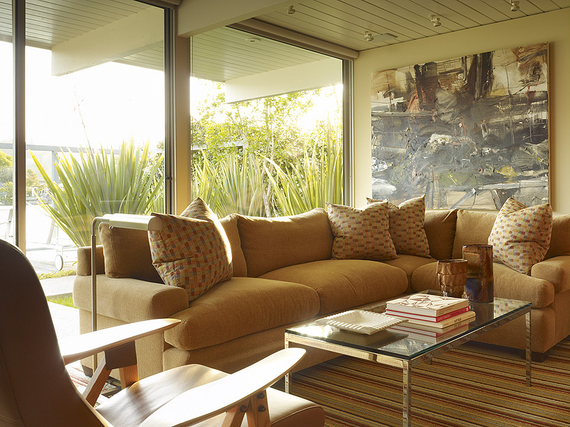 Gary Hutton Lagoon House - Midcentury - Living Room - San Francisco ...