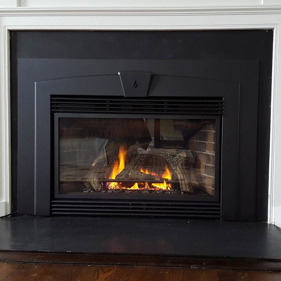 Gas Fireplaces - Traditional - Living Room - New York - by Flue Tech ...