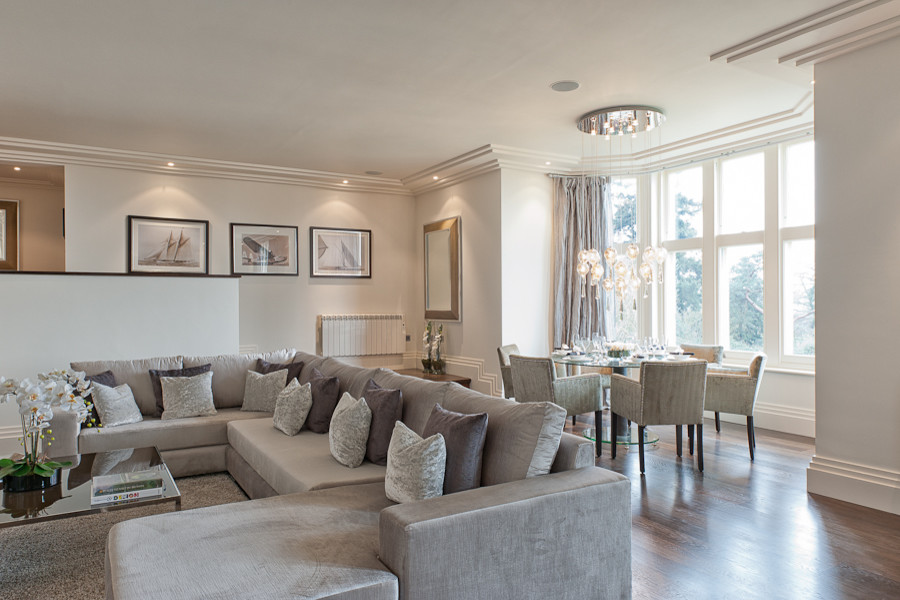 Gaynes Park Mansion Apartments - Contemporary - Living Room - London ...