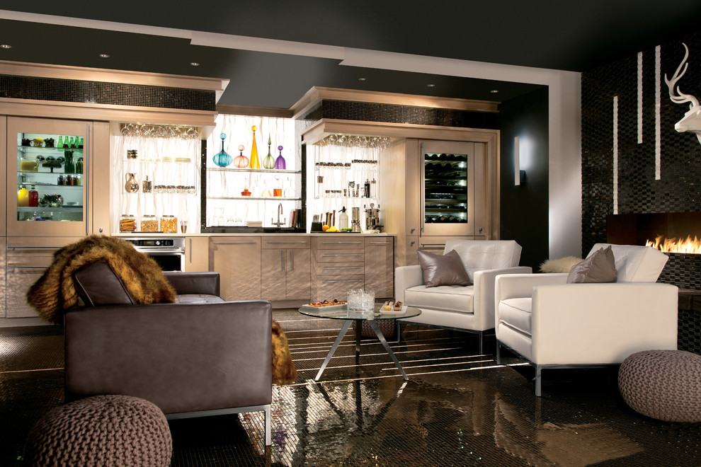 GE Monogram Kitchens - Contemporary - Living Room - Louisville - by ...