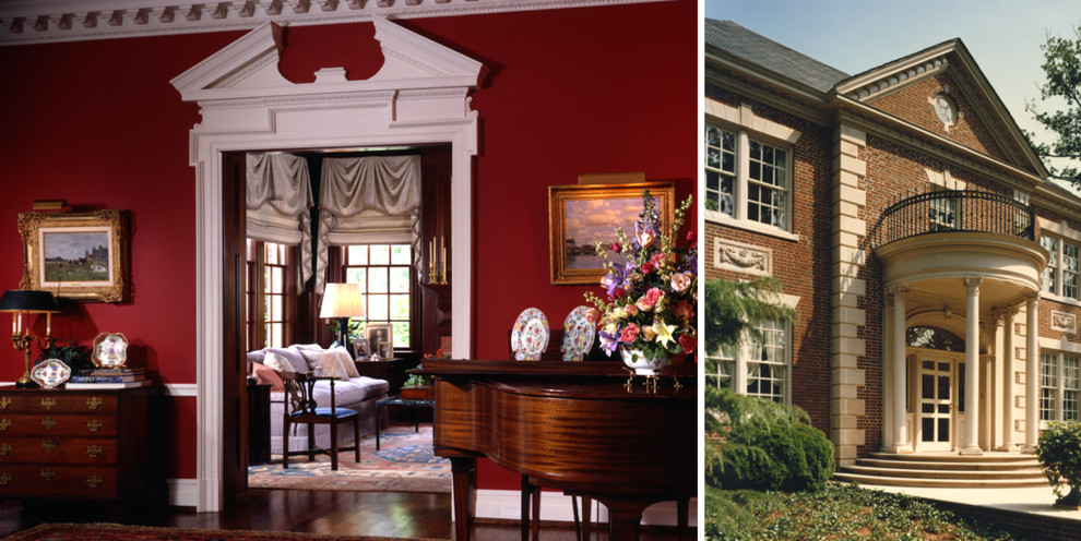 Georgian Manor - Traditional - Living Room - Atlanta - by DiFiore ...