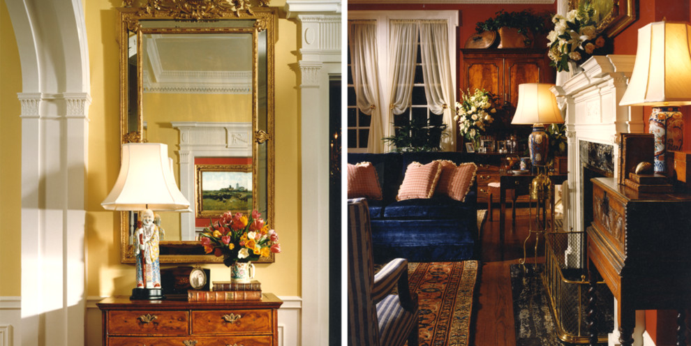 Georgian Manor - Traditional - Living Room - Atlanta - by DiFiore ...