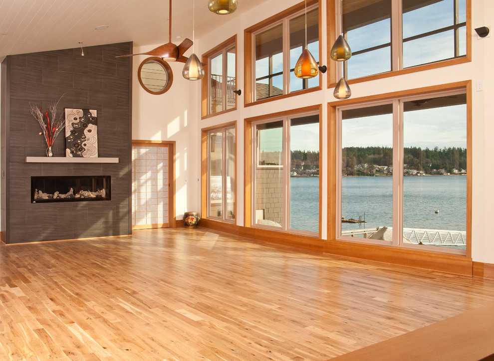 Gig Harbor Asian Contempoary... - Asian - Living Room - Seattle - by ...