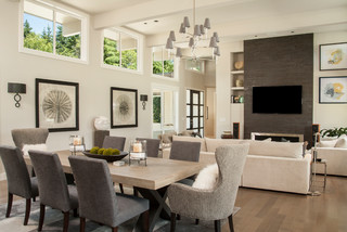 Gig Harbor New Construction - Contemporary - Living Room - Seattle - by ...