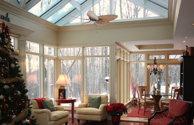 Glass Cathedral Ceilings - Traditional - Living Room - Toronto - by ...