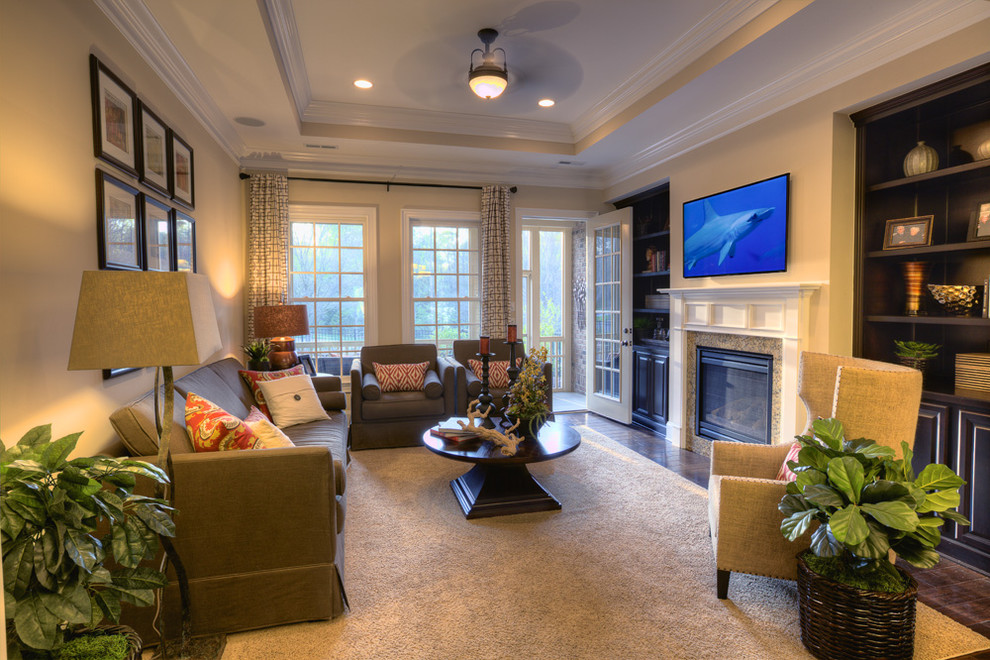 GlenLake South- Living Room - Modern - Living Room - Raleigh - by ...