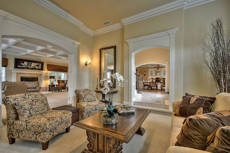 Gold & Rust - Traditional - Living Room - Sacramento - by Todd ...