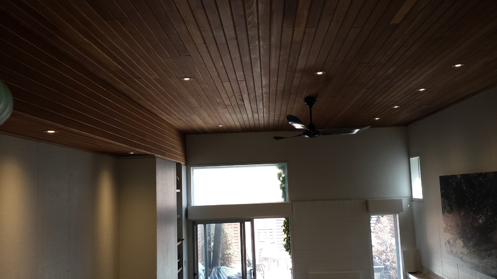 Gorgeous ceiling - pot light installation - Contemporary - Living Room ...