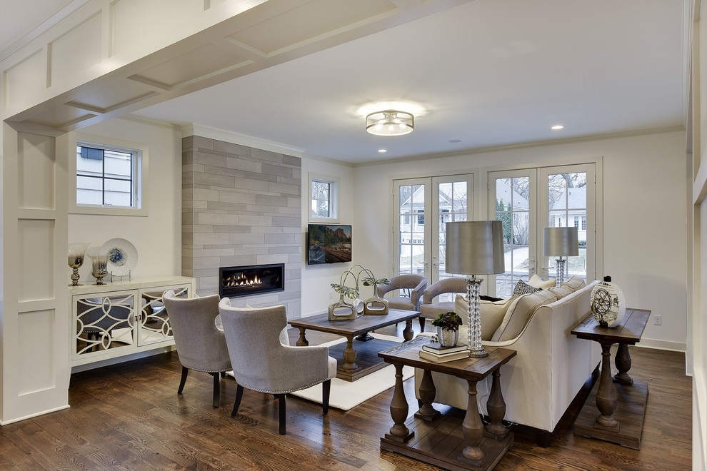 Gorgeous Modern Tudor Style Home - Modern - Living Room - Minneapolis ...