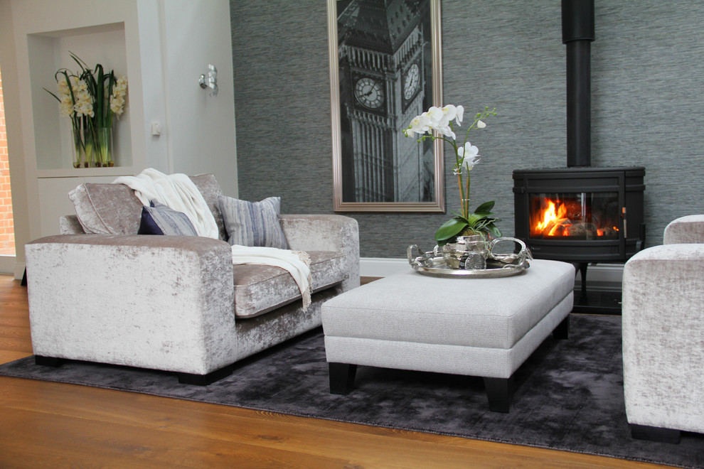 Grade II Listed Converted Lodge, Essex - Contemporáneo - Salón - Essex ...