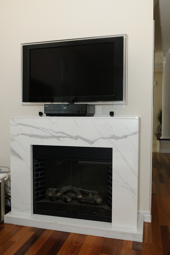 Granite Quartzite Marble Quartz Countertops - Contemporary - Living ...