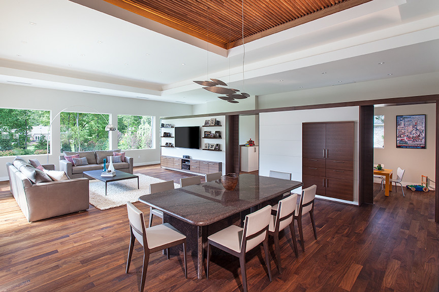 Great room addition - Modern - Living Room - Philadelphia - by Gary ...