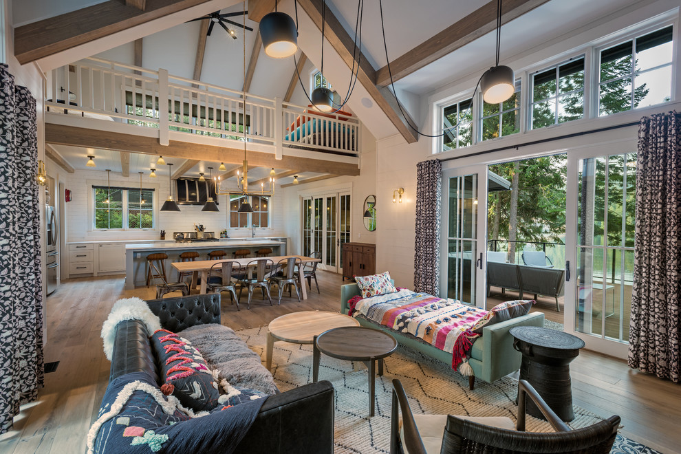 Great Room - Farmhouse - Living Room - Other - by Monarch Custom Homes ...