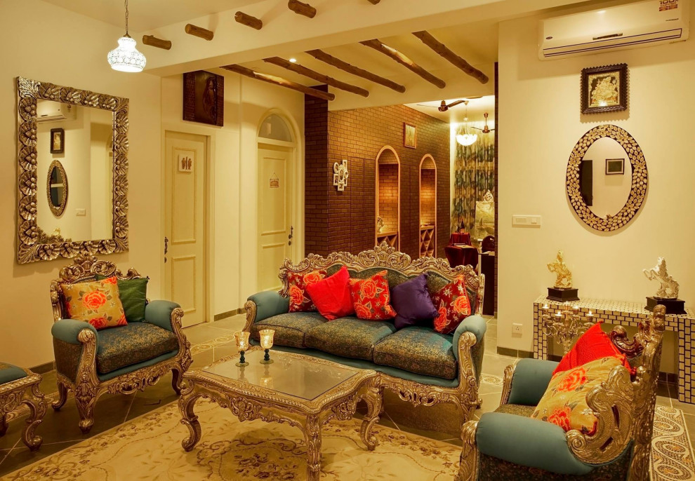 Greek Style Villa - Modern - Family Room - Pune - by FORESIGHT CREATORS. | Houzz