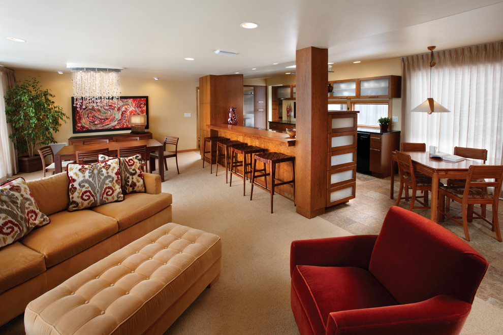Green Bay, WI Great Room - Midcentury - Living Room - Other - by Friese ...