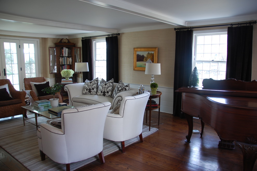 Greystone farm living room - Traditional - Living Room - New York - by ...
