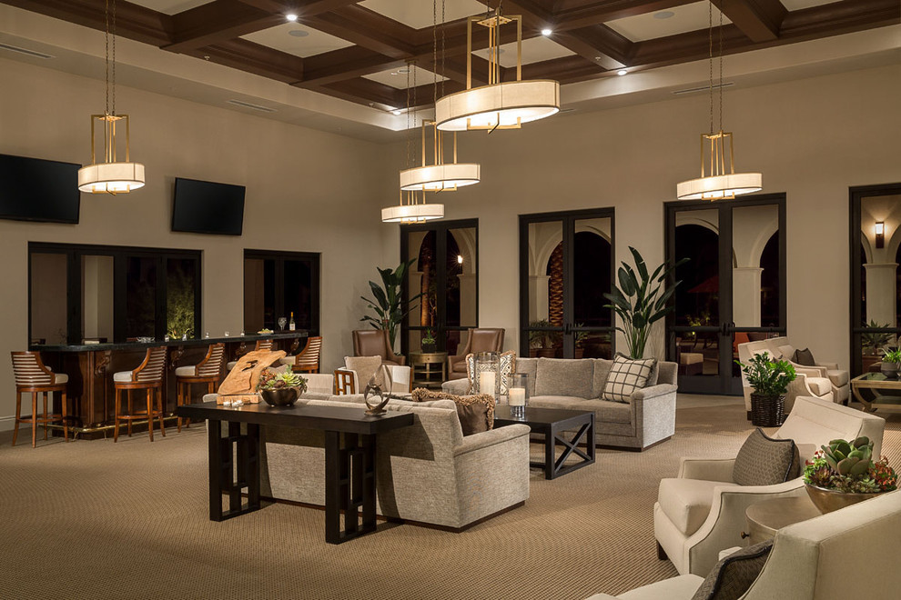 Griffin Ranch Clubhouse- Lounge Area - Transitional - Living Room - San ...