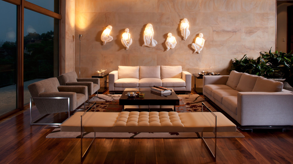 GTE House - Modern - Living Room - Houston - by Cantoni Houston | Houzz