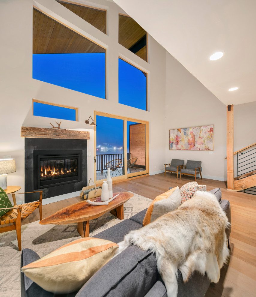 Guye Peak Mountain Cabins - Contemporary - Living Room - Seattle - by ...
