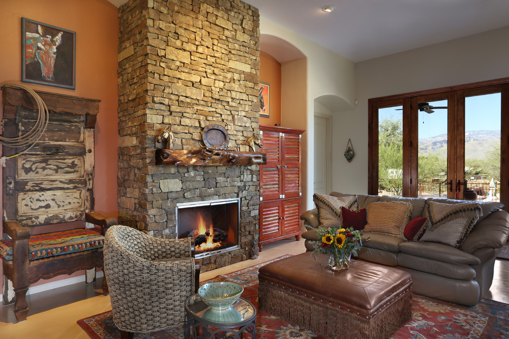 Hacienda - Southwestern - Living Room - Phoenix - by madeleine boos ...