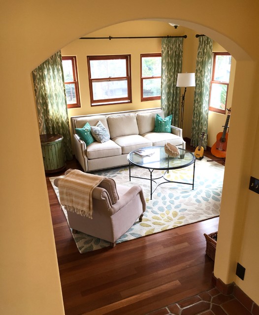 Half Moon Bay beach Casita - Beach Style - Living Room - San Francisco ...