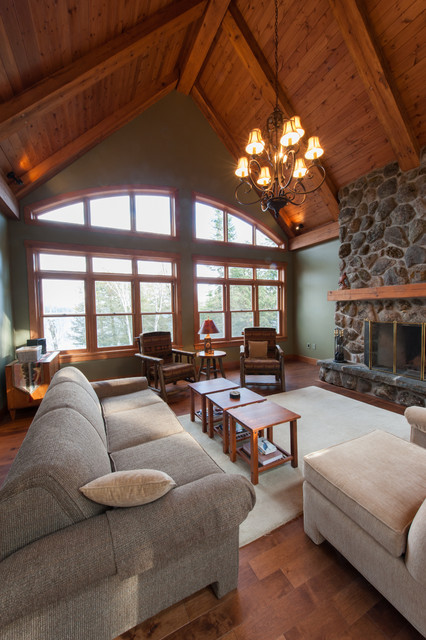 Haliburton Lake Addition - Montagne - Salon - Toronto - par Rodco ...