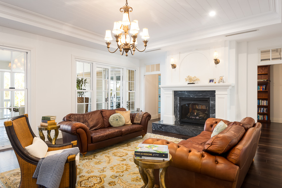 Hamptons Interior - Beach Style - Living Room - Gold Coast - Tweed - by ...