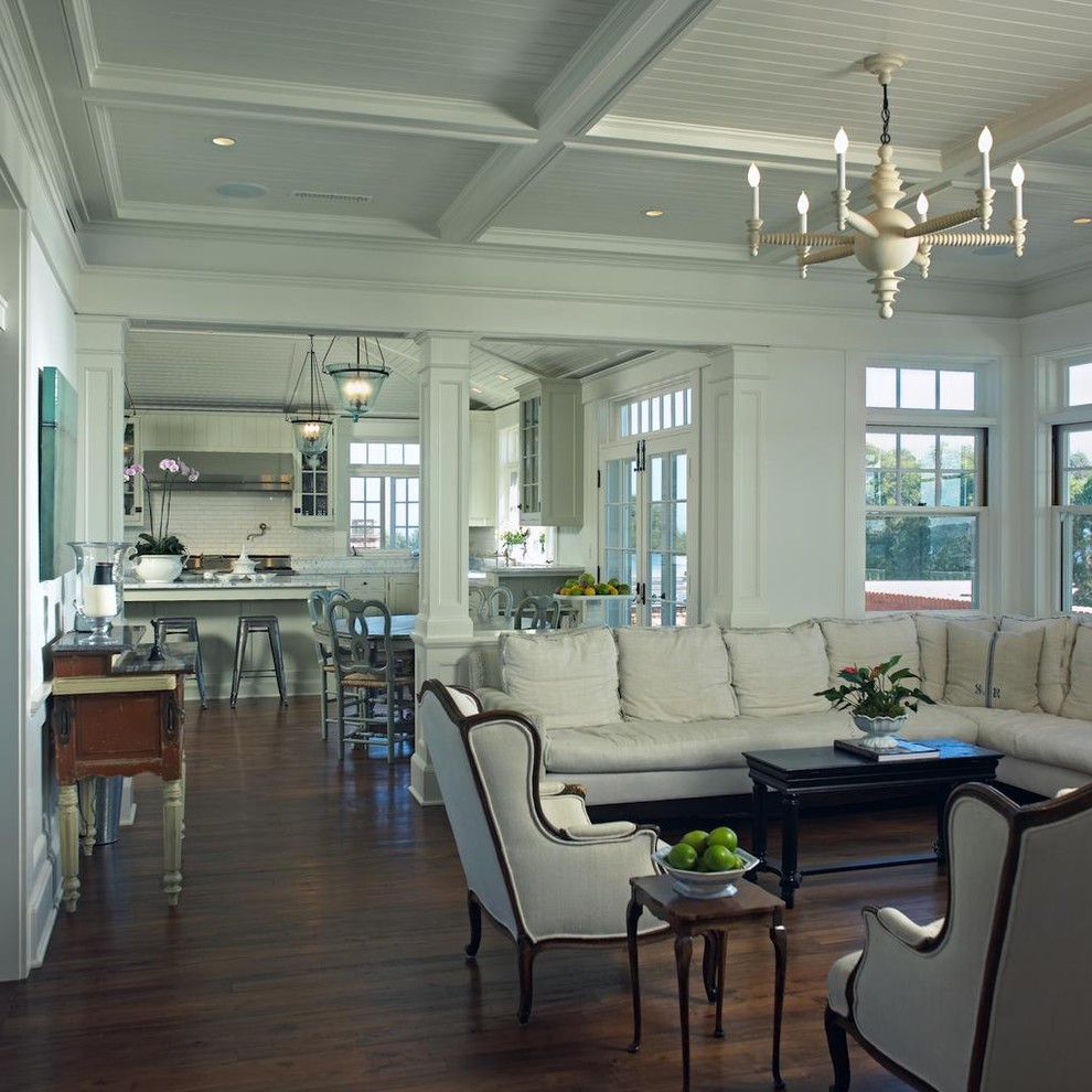Hamptons Ocean View Mansion | Malibu - Classique - Salon - Los Angeles ...