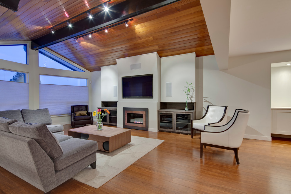 Harken Drive - Contemporary - Living Room - Vancouver - by RJR Design ...