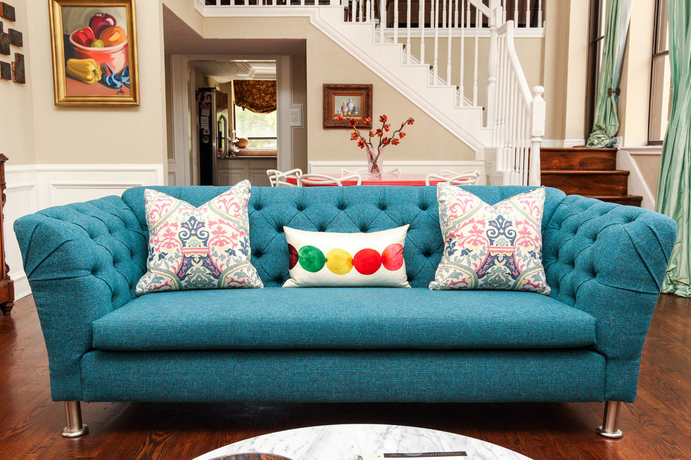 Harvard St. Living Room In The Heights (Designed by Estrada interior ...