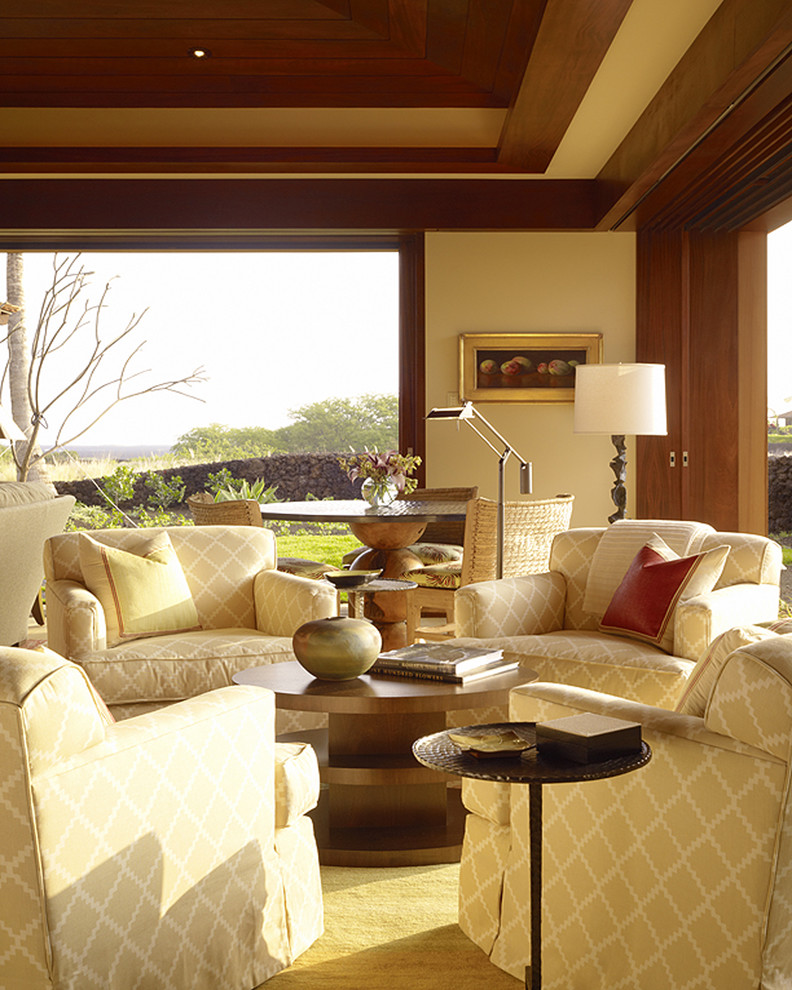 Hawaii Residence - Tropical - Living Room - Hawaii - by Slifer Designs ...