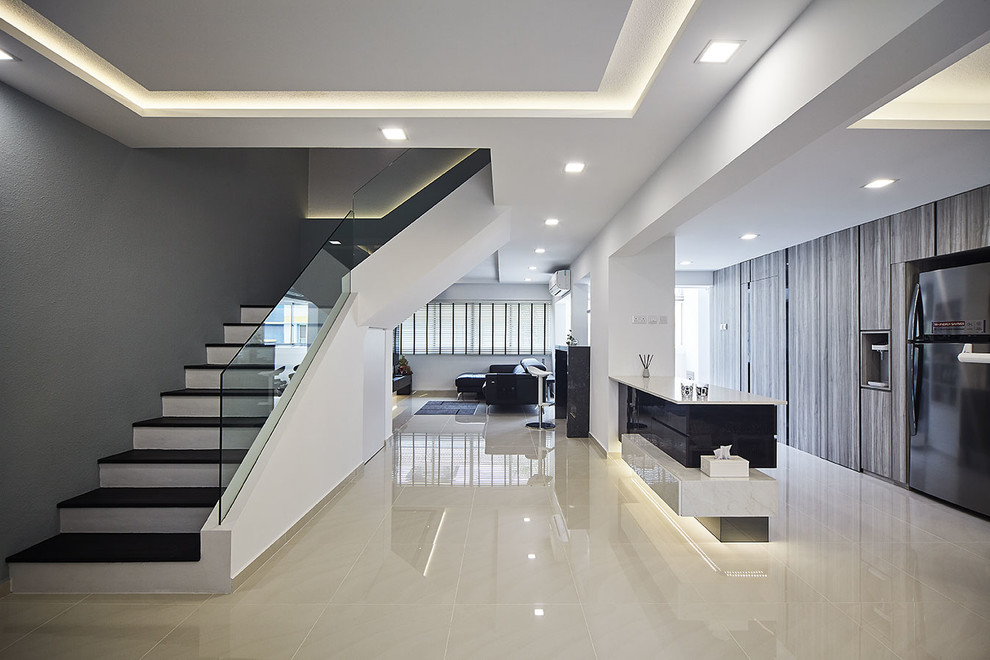 HDB Executive Maisonette - Moderne - Salon - Singapour - par Artrend ...