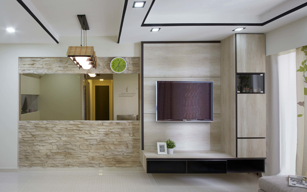 HDB Trivelis. 311B Clementi Ave 4 - Scandinavian - Living Room ...