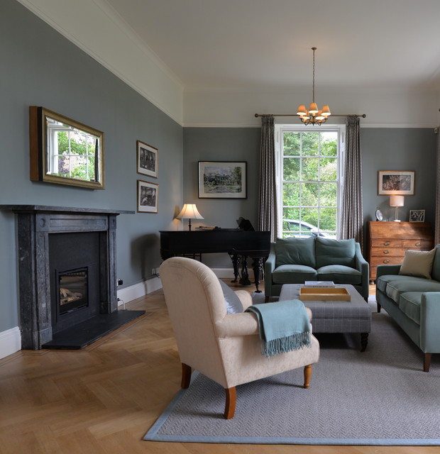 Headmaster's House Living Room - Traditional - Living Room ...
