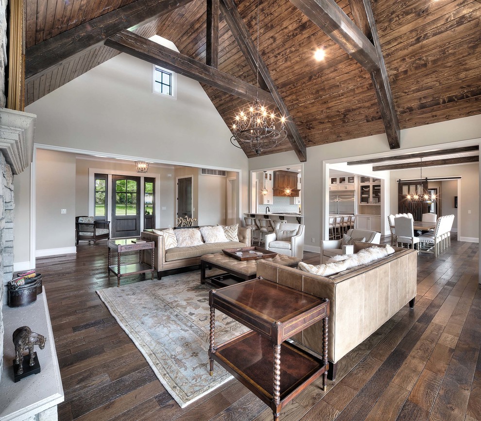 Hearth Rooms - Modern - Living Room - Kansas City - by Larson Building ...