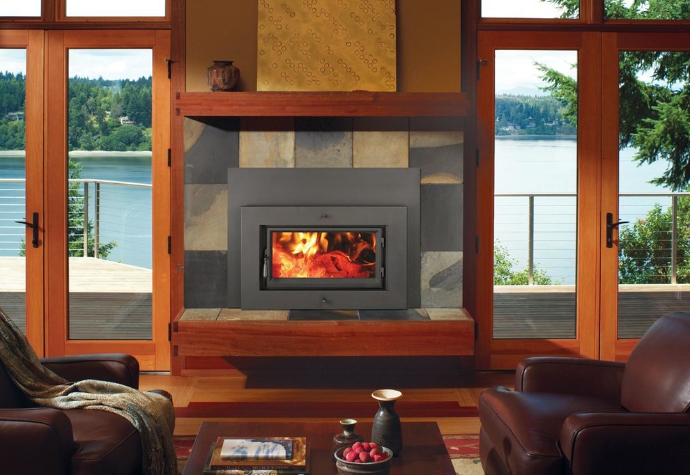 Heat Producing Wood Burning Inserts - Craftsman - Living Room - Other ...