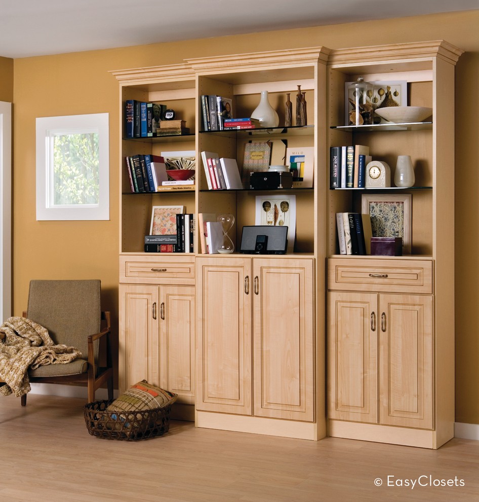 Heritage Maple Wall Unit - Living Room - Grand Rapids - by EasyClosets ...