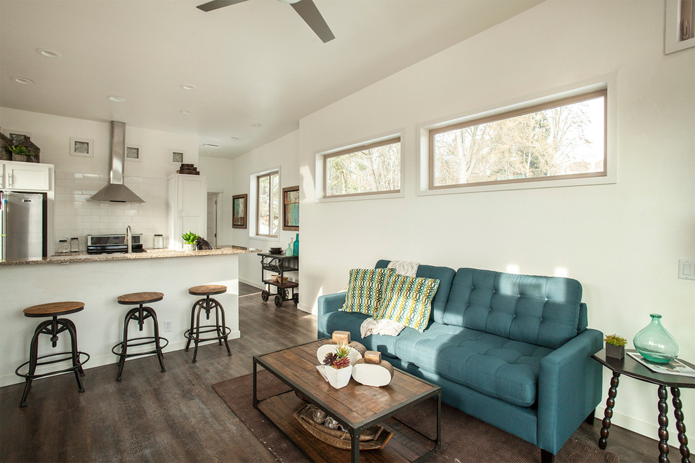 HGTV "Tiny House Hunters" - Transitional - Living Room - Portland - by ...