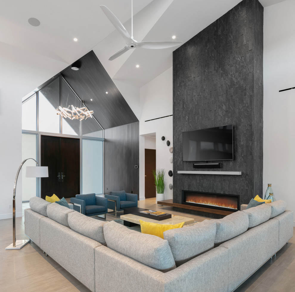 Hi-Tec Ranch - Contemporary - Living Room - Tampa - by DSDG Architects ...