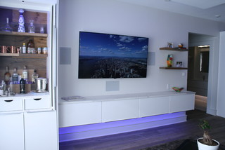 Hi-Tech Condo - Modern - Living Room - Indianapolis - by Intelligent ...