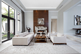 Hidden Bridge - Contemporary - Living Room - Miami - by PB Built | Houzz