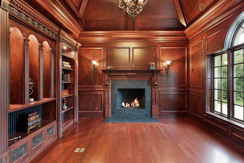 High end library - Traditional - Living Room - Miami - by The Closet ...