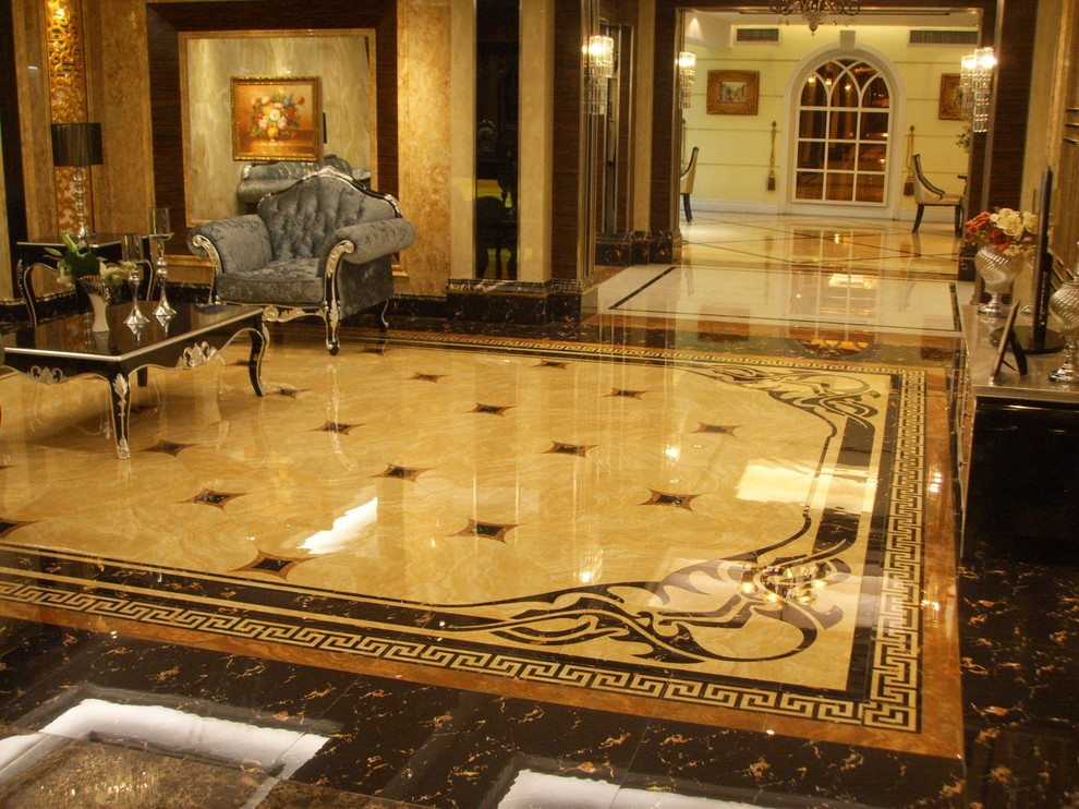 High End Tile-Inkjet Micro-crystal Line - Eclectic - Living Room - New ...