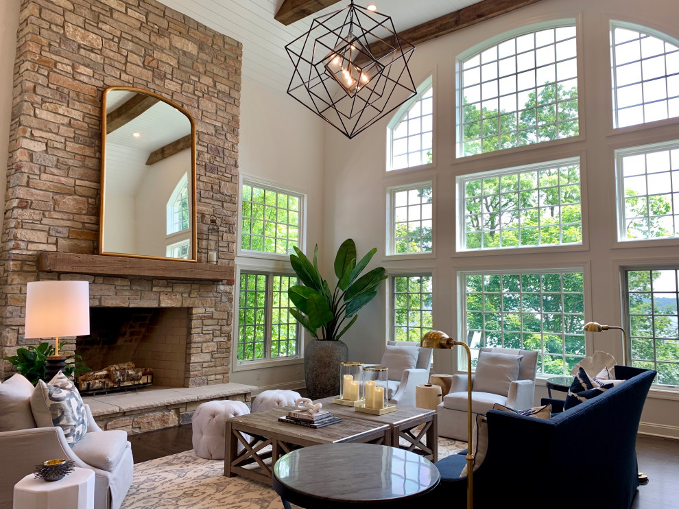 High End Transformation in Record Time - Transitional - Living Room ...