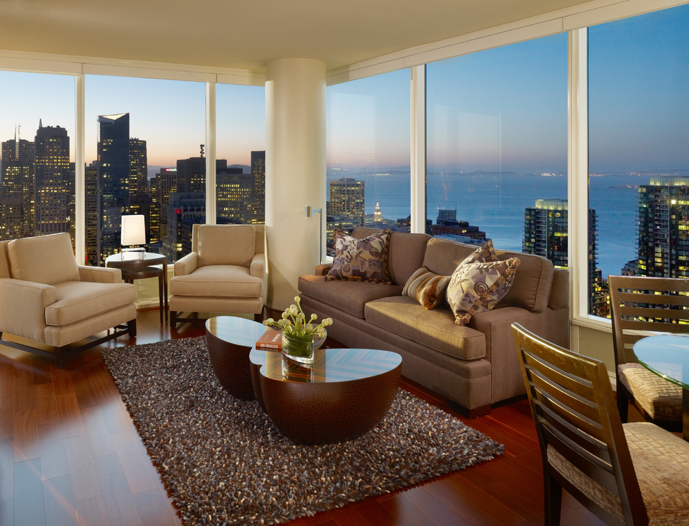 High Rise Condo - Contemporary - Living Room - Phoenix - by Design ...